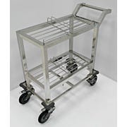 Ultra-Clean Stainless Steel Wafer Box Cleanroom Carts