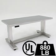 ErgoHeight Electric Height Adjustable Cleanroom Workstations