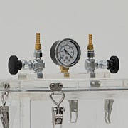 Vacuum Chamber; Benchtop, Acrylic, 32"W x 32"D x 9"H 3305-80