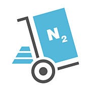 Portable Nitrogen Generator; Self-Contained With Compressor and Tank