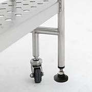 Stainless Steel Cleanroom Step Stairs and Work Platforms