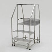 Stainless Steel Cleanroom Step Stairs and Work Platforms