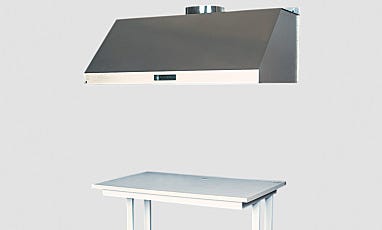 Wall-Mount Canopy Fume Hoods