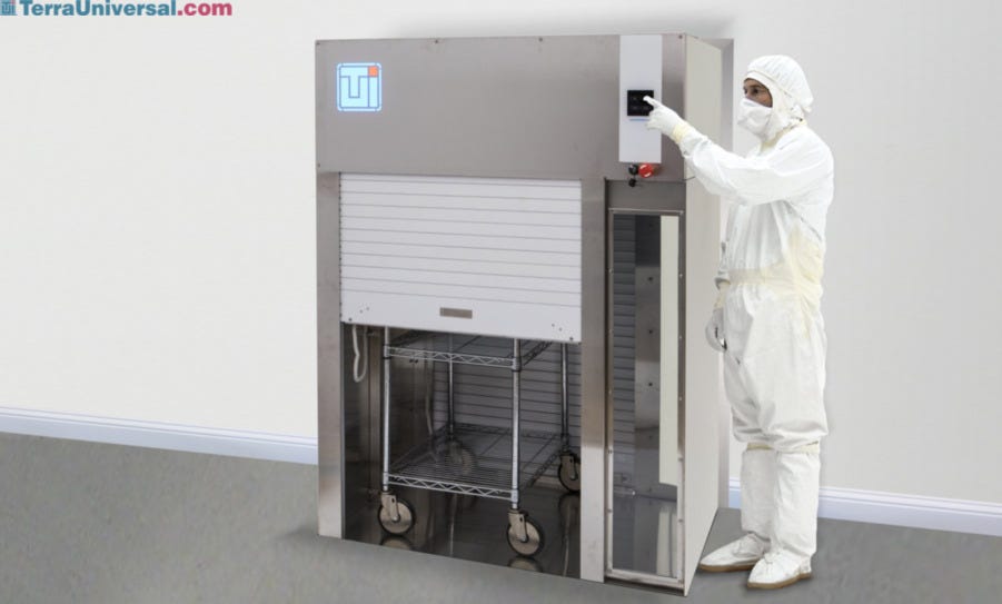 Roll-Up Door Pass-Through Chambers | Terra Universal