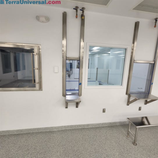 Pass-through Vertical Sliding Convenience Windows