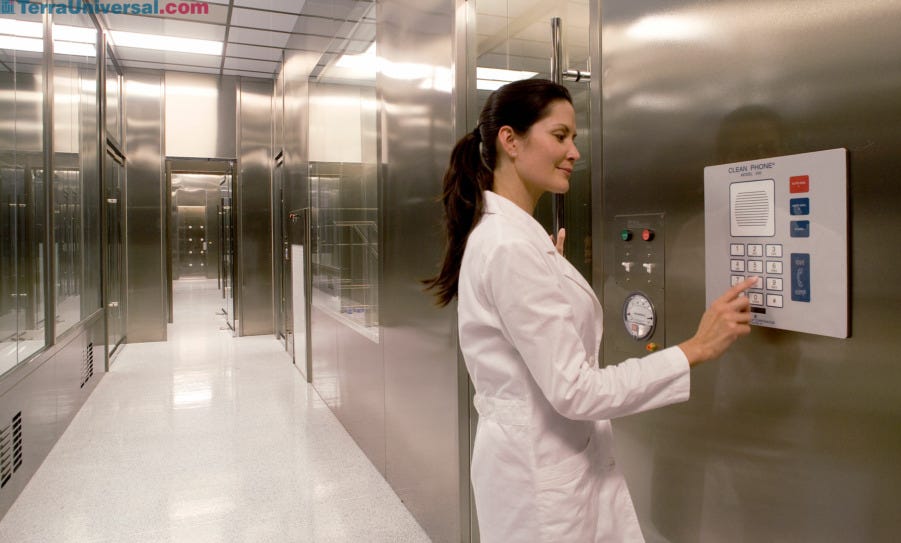 Powder Containment Modular Cleanroom Booth