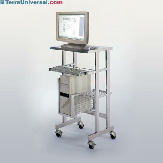 Cart; Medical, Computer, Roll Stand, Variable Height, GCX Corp. 9600-82A