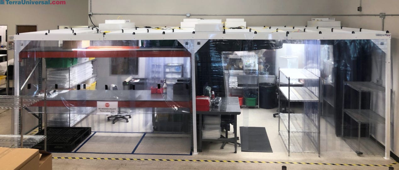 ValuLine Softwall Modular Cleanrooms