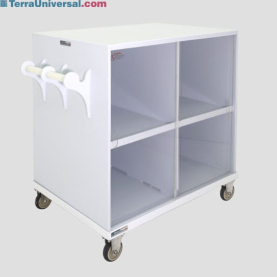 Stainless Steel Chemical Transport Cart; 40" W x 16" D x 43" H, 12 ...
