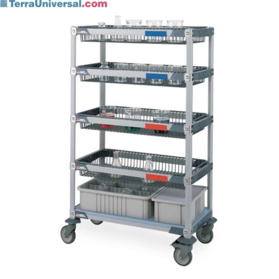 MetroMax i Open Grid Shelves Mobile Shelving by InterMetro | Terra ...