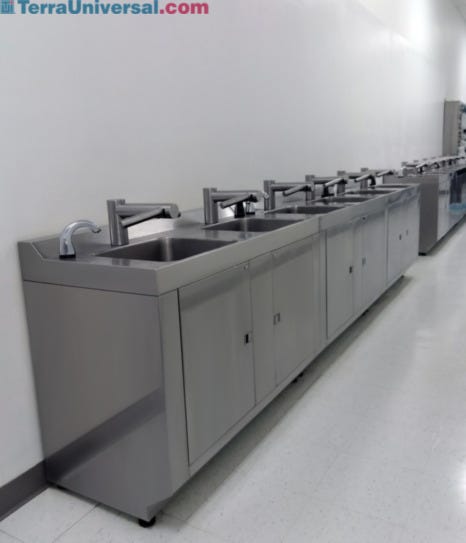 Wash Stations, Hand Dryers, and Sinks | Terra Universal