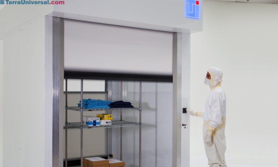 Door, Single; Tempered Glass, Powder-Coated Aluminum Frame, 36" W x 81 ...