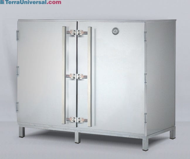 Cleanroom Wall-Mount Stocking and Storage Cabinets
