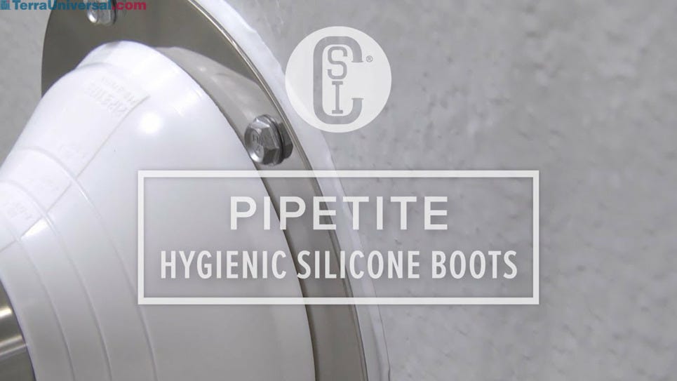 Wall Boot for Cord Pass Through, Silicone, 6" W x 6" D x 3" H 2900-18