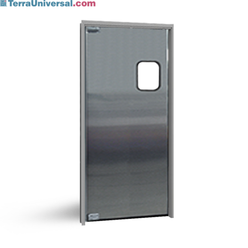 The Eliason® Stainless Steel DSP-3 High Traffic Single Door