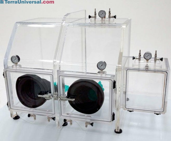 Negative-Pressure Vacuum Glove Boxes