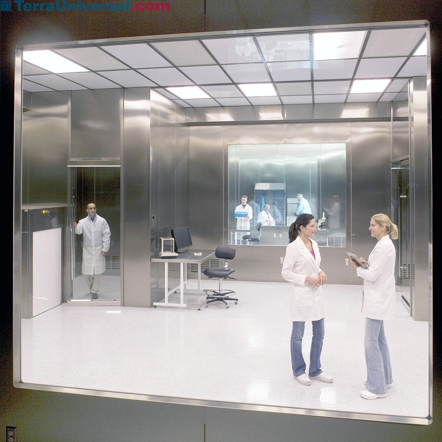 BioSafe Stainless Steel Modular Cleanroom
