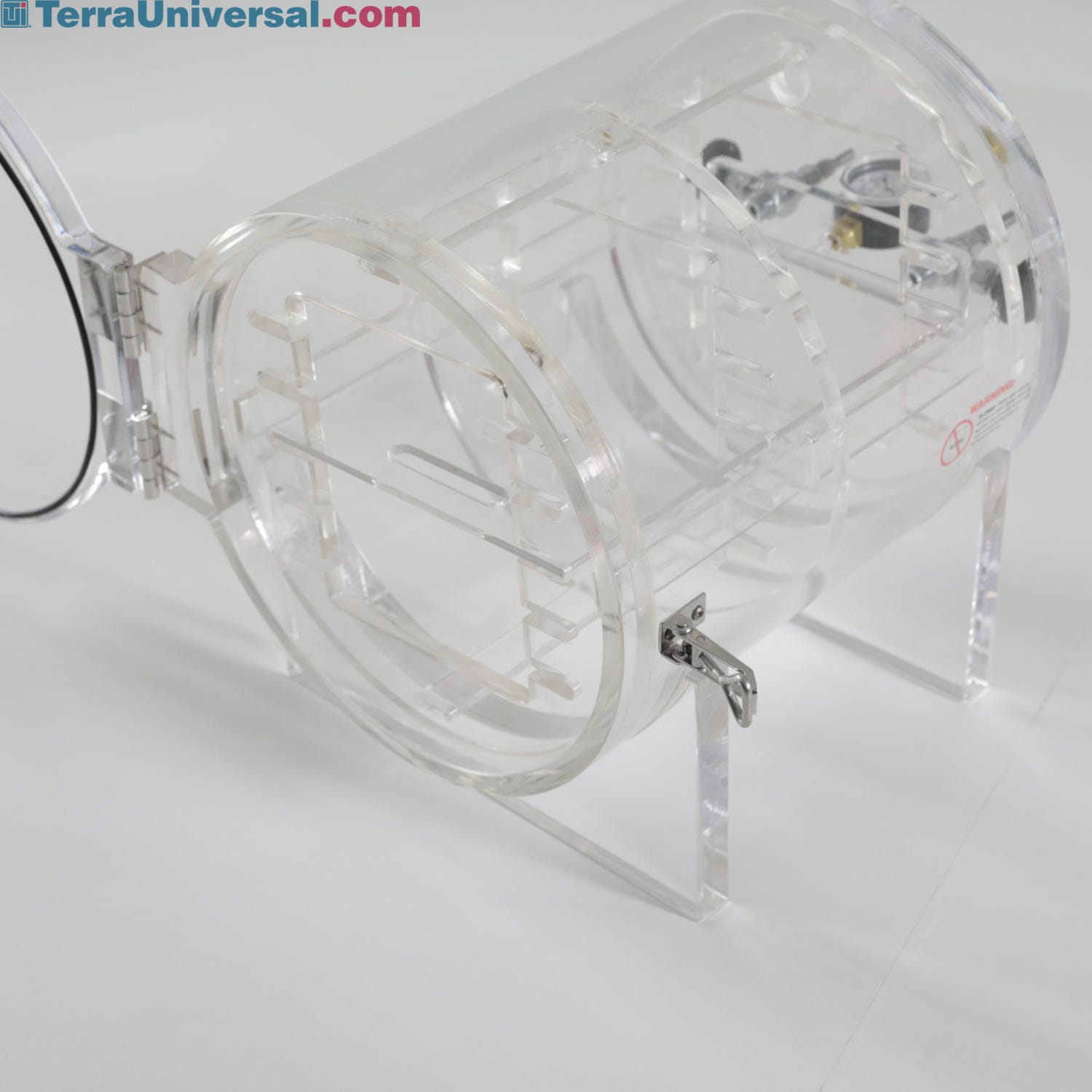 Cylinder Acrylic Vacuum Chambers with Front Swing Door