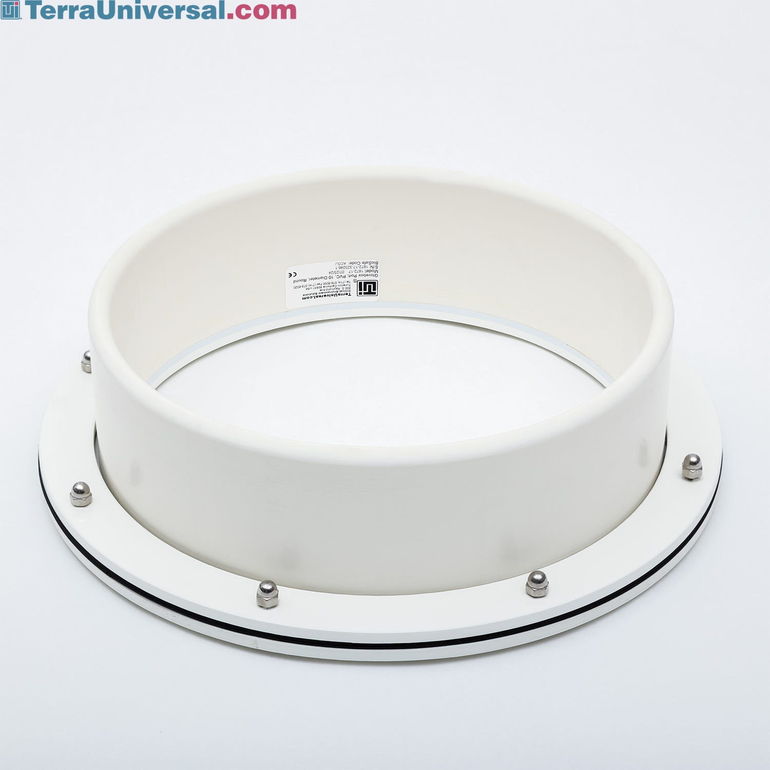 Glovebox Port; PVC, 10" Diameter, Round 1672-17