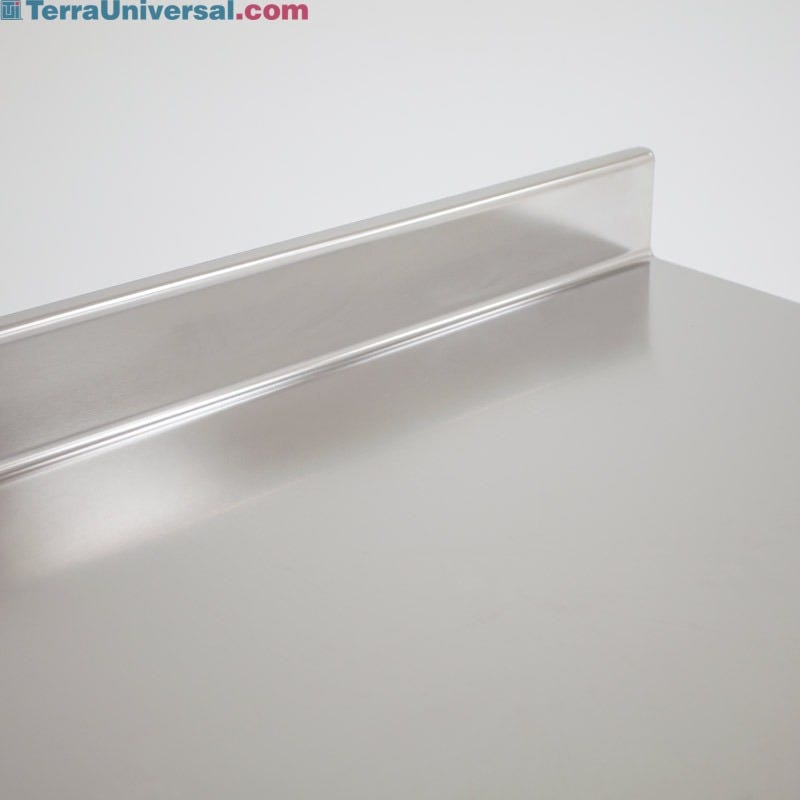 BioSafe Stainless Steel Lab Table with Backsplash