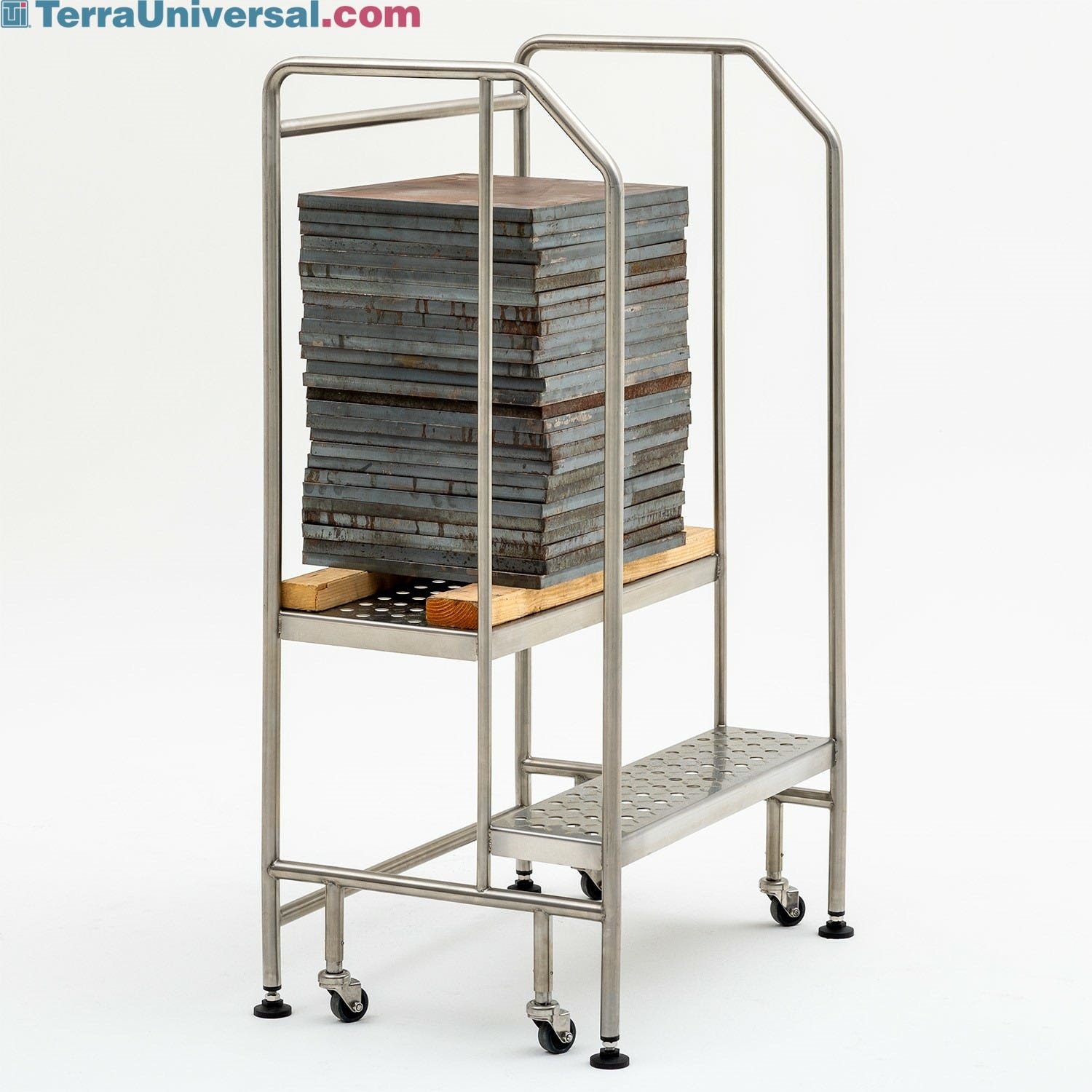 Stainless Steel Cleanroom Step Stairs and Work Platforms