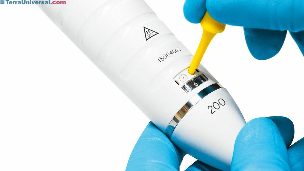 Tacta® Mechanical Pipette, 8 channel, 0.5-10 µl, Sartorius