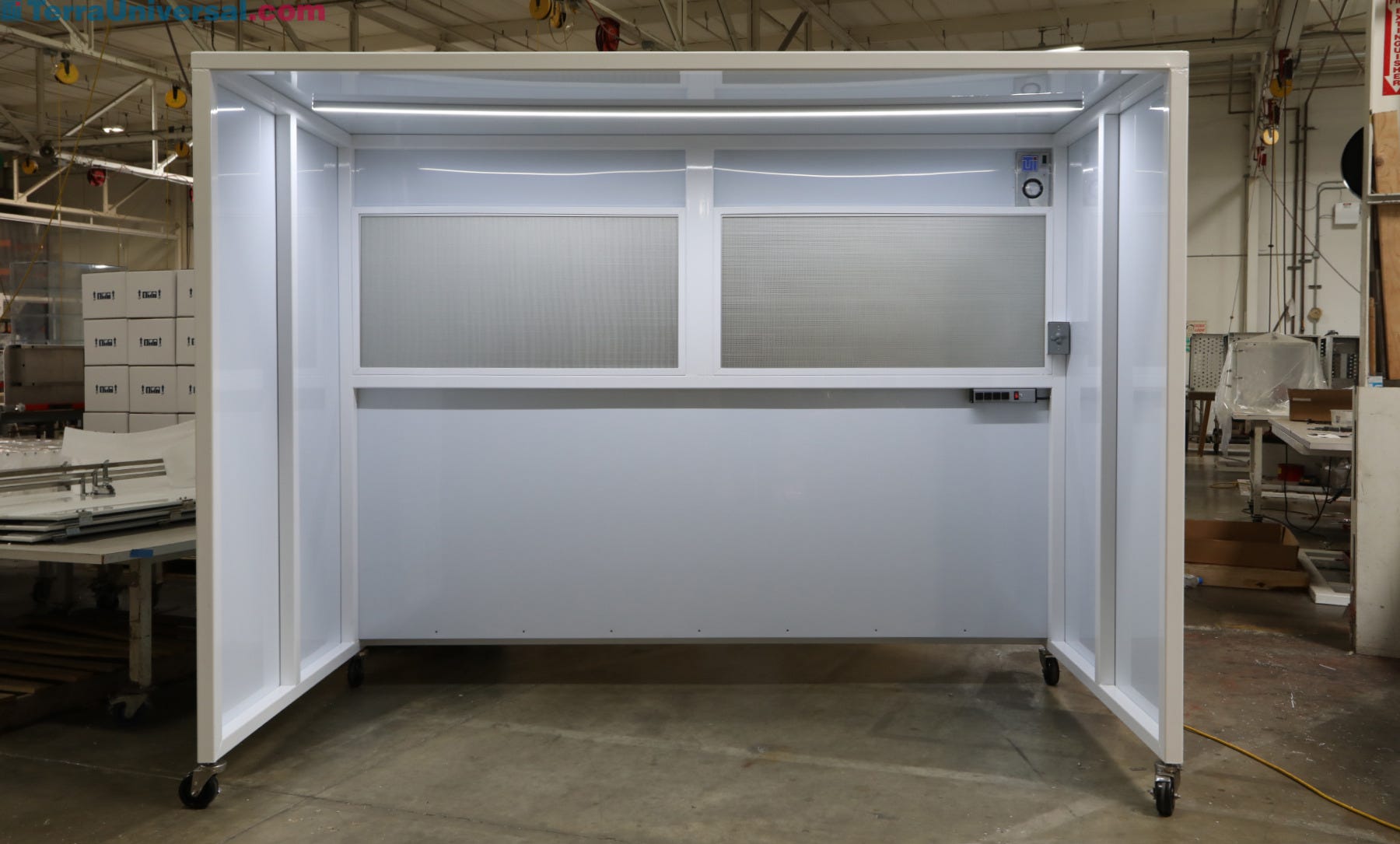 Hood; Portable CleanBooth; Horizontal Airflow, ISO 5, Vinyl, 78.5" W x ...