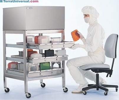 Cleanroom and Laboratory Storage Cabinets and Shelving