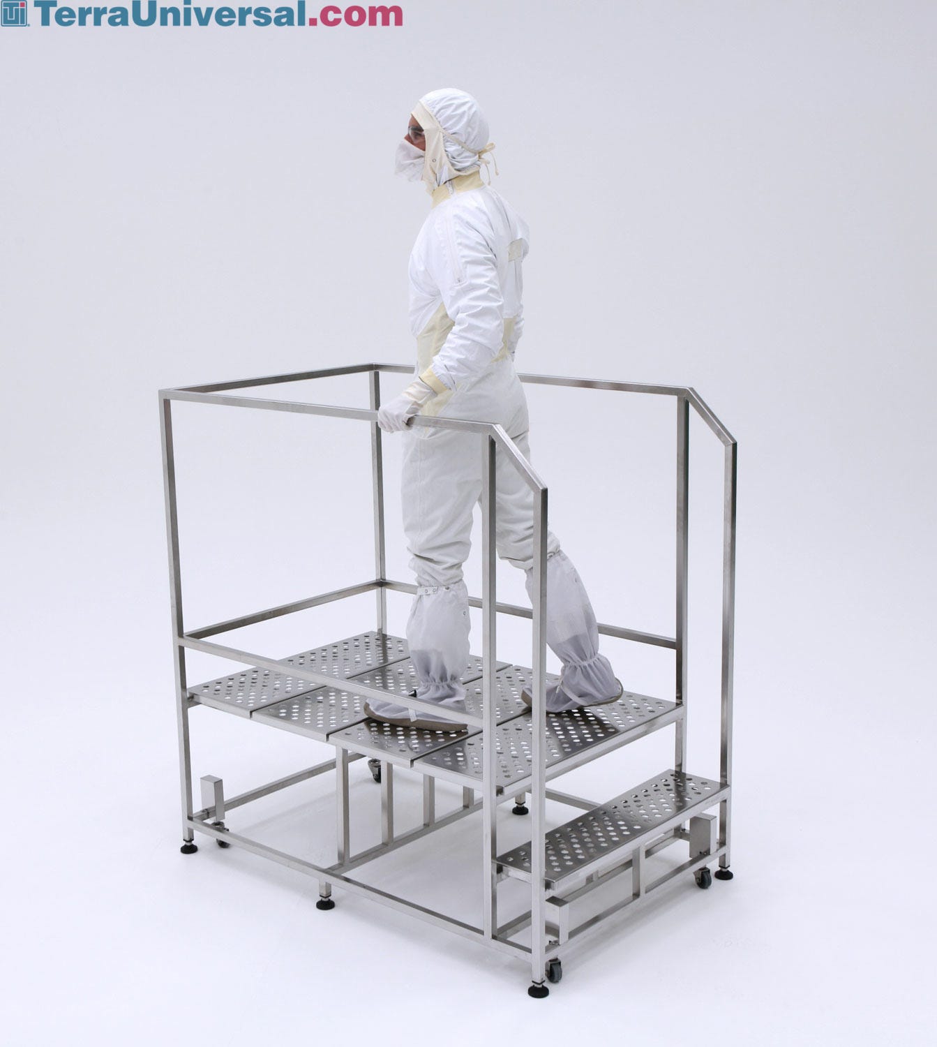 Cleanroom Ladders, Stairs, Step Stools, and Work Platforms