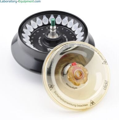 MicroClick 24 x 2 Fixed Angle Microtube Rotor, 45 deg., Rmax 85 mm 1717 ...
