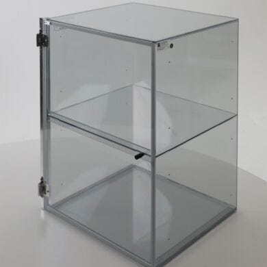 General Storage Cabinet; Static-Dissipative PVC, 1 Door, 2 Chambers, 18 ...