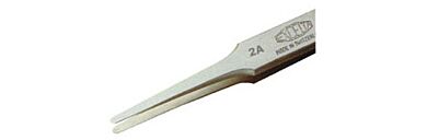Round Tip Tweezer; Carbon Steel 2A