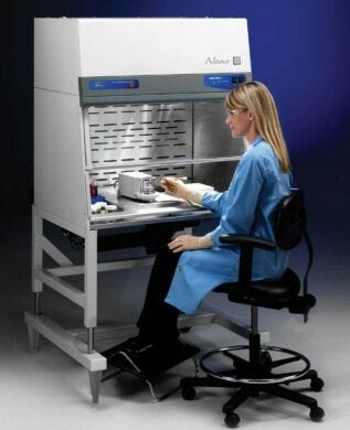 Fume Hood; XPert Nano, 60" W x 36" D x 48" H, Labconco, 115 V 3644-74