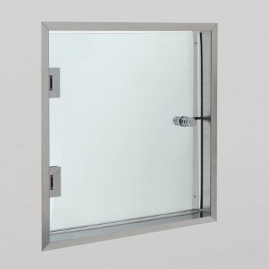 Pass-Through; Convenience Window, Wall Mount, Swing Door, 4.5" to 5 ...
