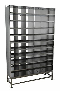 Free Standing Multifunctional Storage System, BioSafe, 304 SS, 48"W x ...