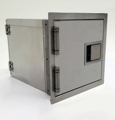 Pass-Through; Fire-Rated, 12" W x 12" D x 12" H, Flush Wall Mount, 304 ...