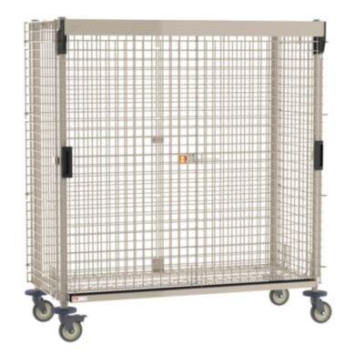 Mobile Security Shelving; 64.75" W x 27" D x 68" H, Rust-Resistant ...