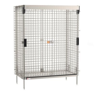 Metro Chrome 24 x 48" Super Erecta Stationary Security Shelving | Terra ...