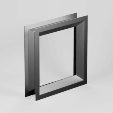 BioSafe® Center-Mount Window; 4 ft x 3 ft x 4.875"Thick, Single Pane ...