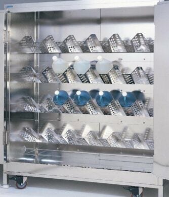 Chemical Storage Cabinet; Self-Closing Double Doors, 304 Stainless ...