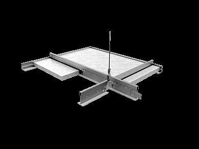 Ceiling Grid; Aluminum, Chicago Metallic® BarrierGrid® by Rockfon 6603-40