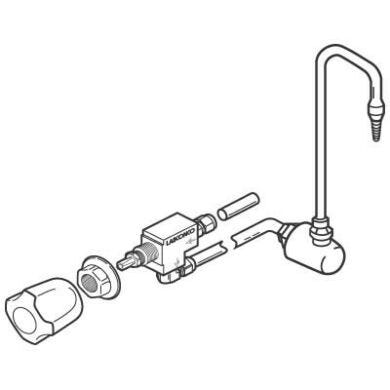 Service Fixture Kit; Deionized/Distilled Water, PVC Gooseneck Faucet ...