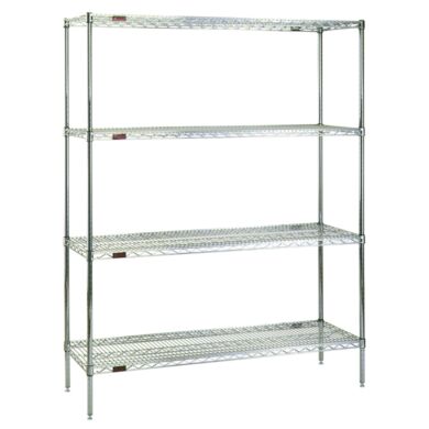Pre-Configured Stainless Steel Shelf Rack Systems by Eagle 1382-PP-01