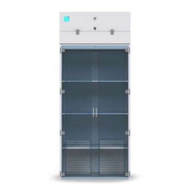 Chemical Storage Cabinet with 120 V Filter/Blower; Polypropylene, 3 ...
