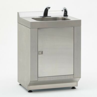 Hand Washer; BioSafe, 304/316L Stainless Steel, 1 Sink, 48" W x 22" D x ...