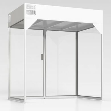 Hood; Hardwall Portable CleanBooth; ISO 6, Acrylic, 98.5" W x 50" D x ...