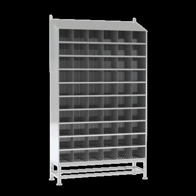 Hardware Multifunctional Storage System, 304 Stainless Steel, 48" W x ...