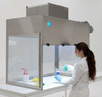 Fume Hood; Explosion-Proof Hood, 48" W x 30" D x 54" H, 120 V 1686-54C ...