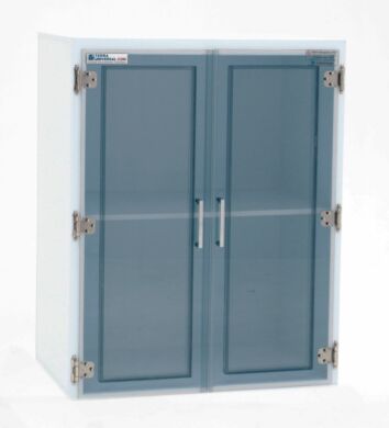 Storage Cabinet; No HEPA Blower, Polypropylene, 25.75" W x 16.75" D x ...