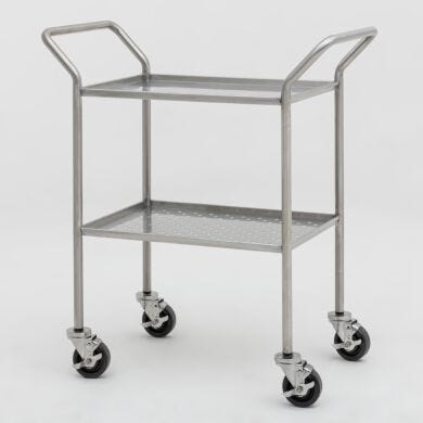 BioSafe Ultra-Clean Stainless Steel Cleanroom Cart, 48" W x 24" D x 38 ...